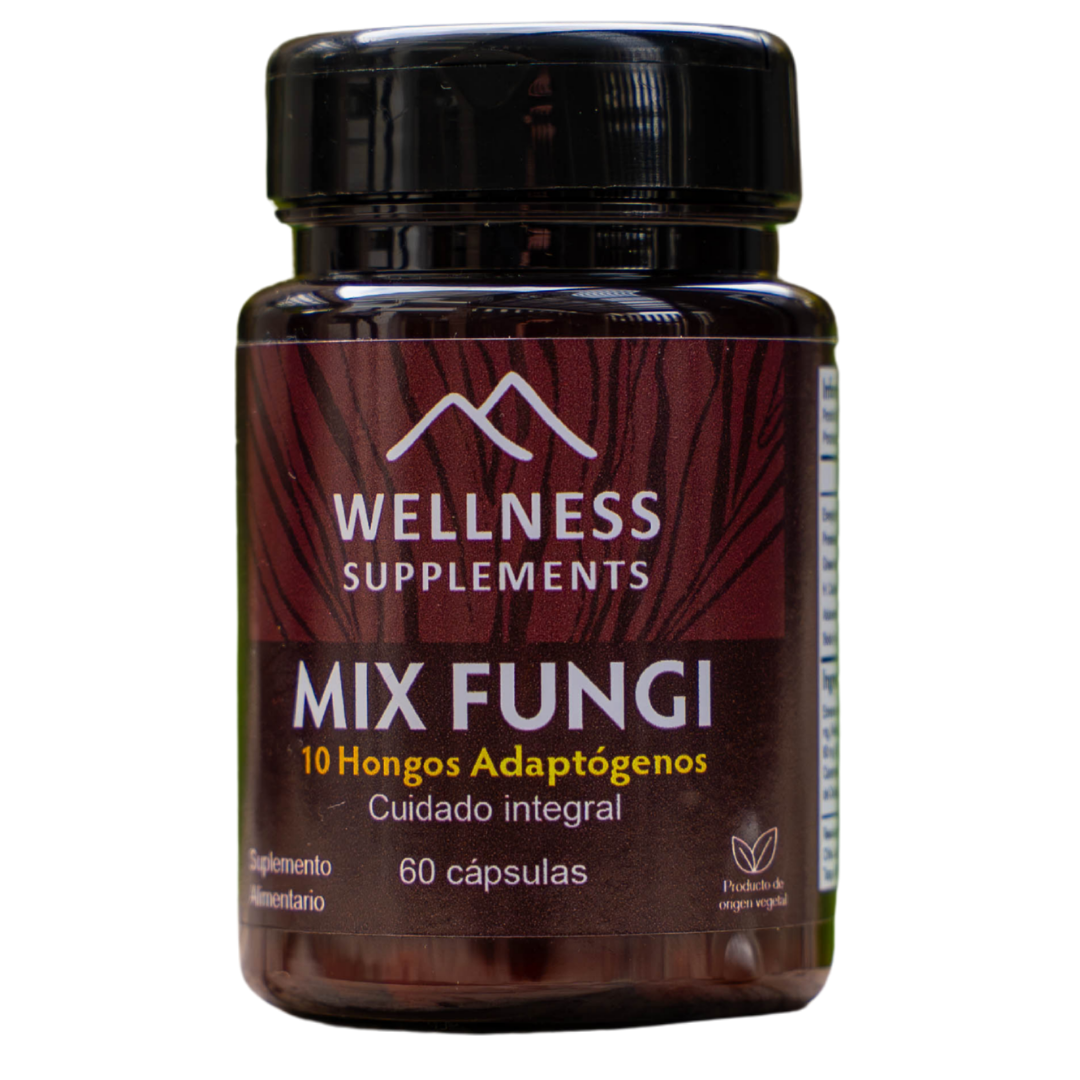 Mix Fungi Wellness Supplements | Fórmula de 10 Hongos Adaptógenos