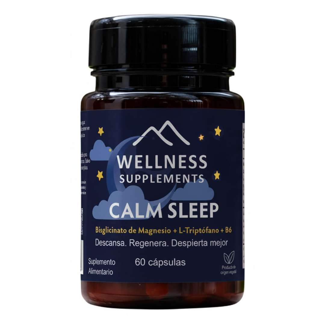 Calm Sleep Wellness Supplements | Magnesio Bisglicinato L-Triptófano ...